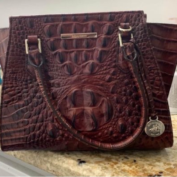 Brahmin | Bags | Brahmin Mini Priscilla In Pecan | Poshmark